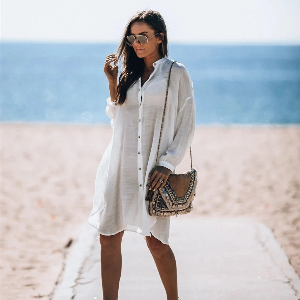 Cache Maillot Chemise | Style Hippie
